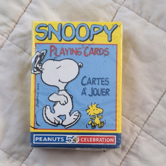 Peanuts | Games | Peanuts 5 Celebration Snoopy Playing Cards Nib | Poshmark